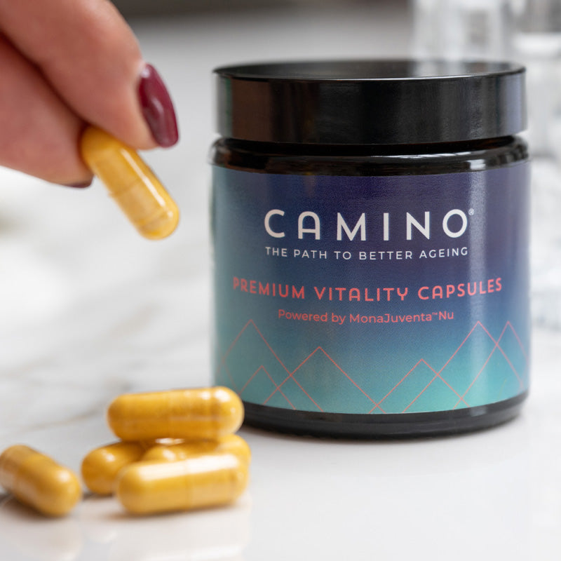 Premium Vitality Capsules with NAD+ Booster and MonaJuventa™ Nu – Camino